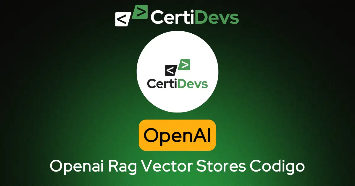 Gestión básica de vector stores OpenAI para RAG práctico