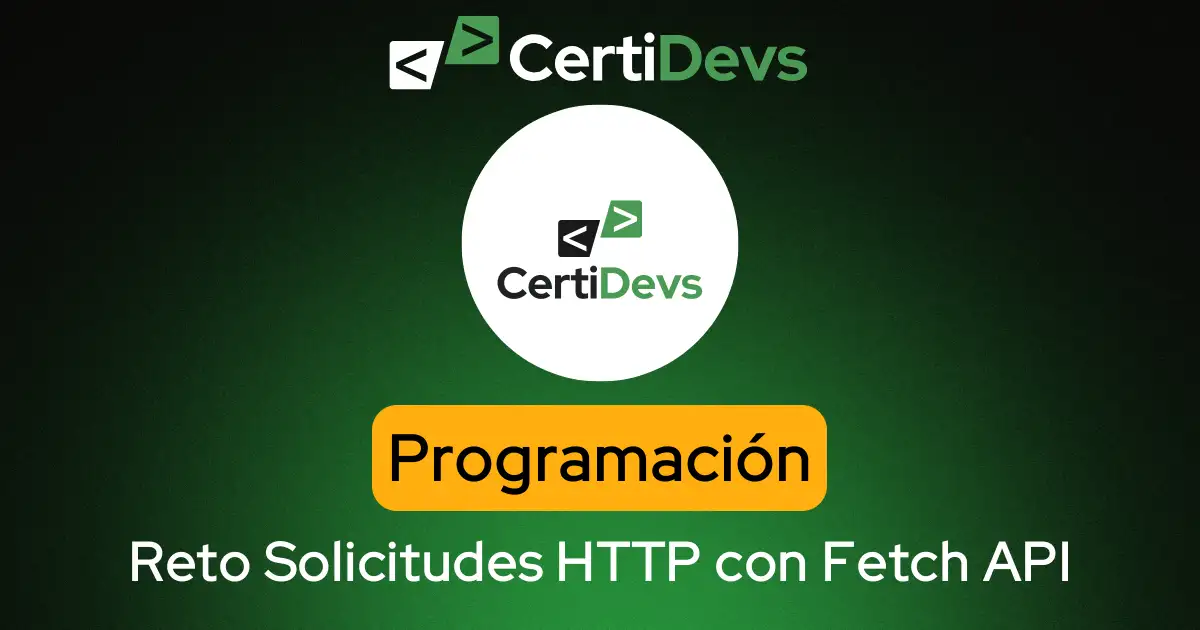 Ejercicio React: solicitudes HTTP con Fetch API y hooks