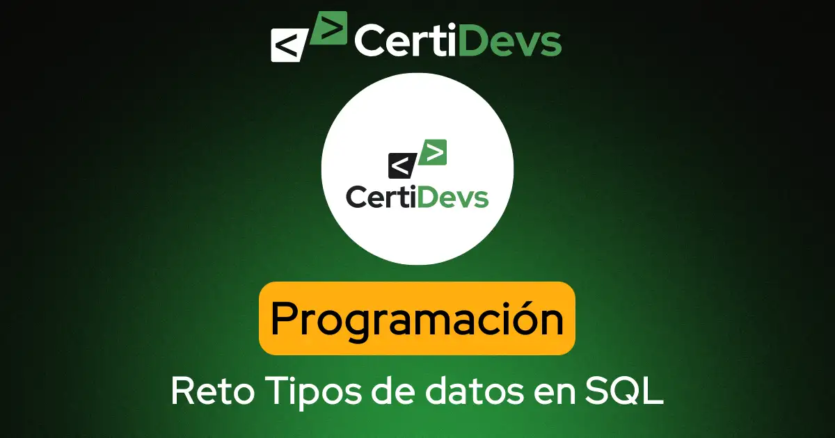 Ejercicio SQL: tipos de datos para crear tabla productos