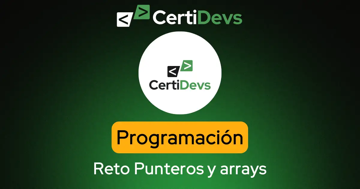 Ejercicio de punteros y arrays en C para principiantes