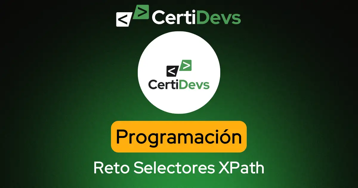 Ejercicio Selenium: Reto Selectores XPath