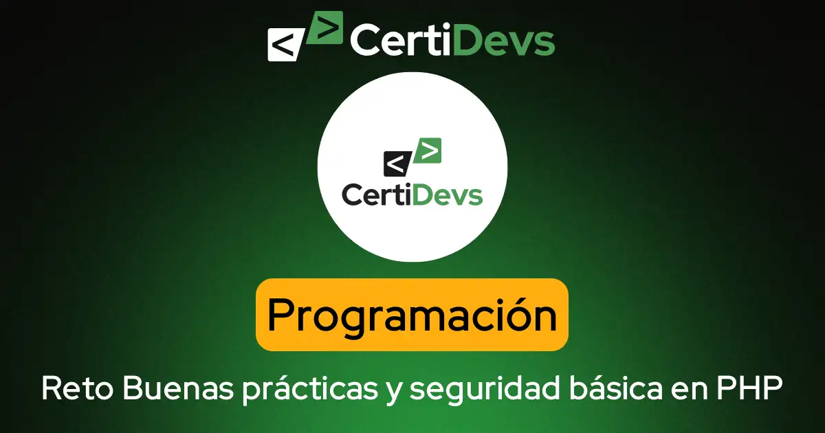 Ejercicio PHP: buenas prácticas y seguridad básica en formularios