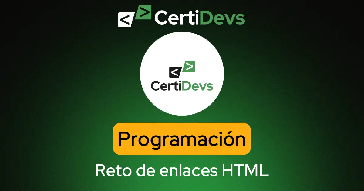 Ejercicio de enlaces HTML: externos, internos, mail y teléfono