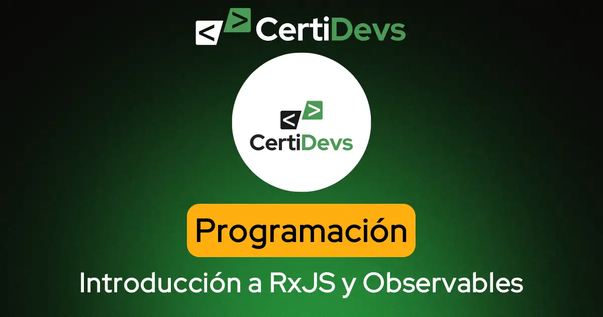 Introducción a RxJS y observables en Angular paso a paso