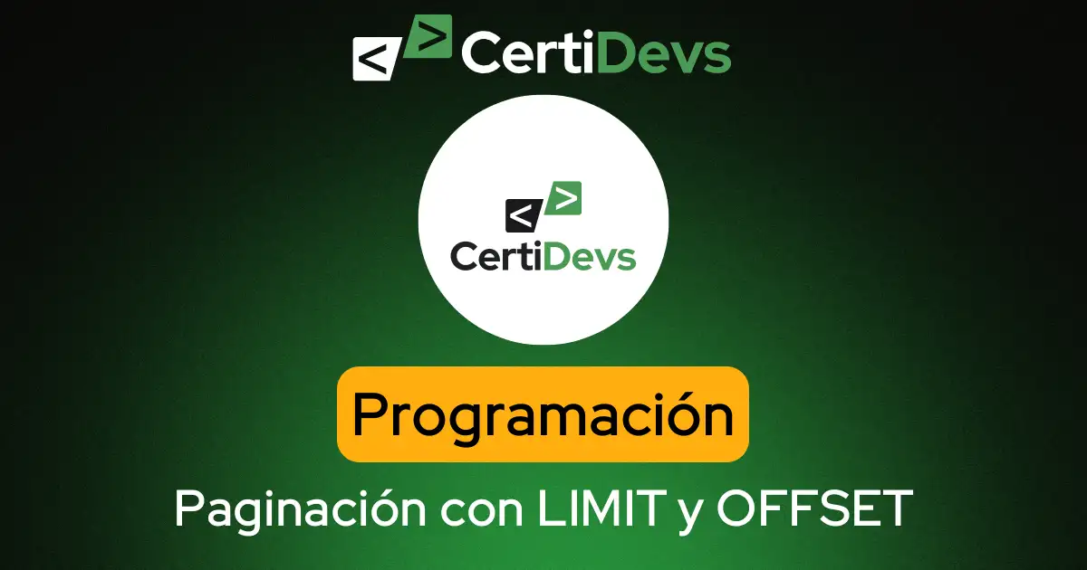 Paginación en SQL con LIMIT y OFFSET: guía completa