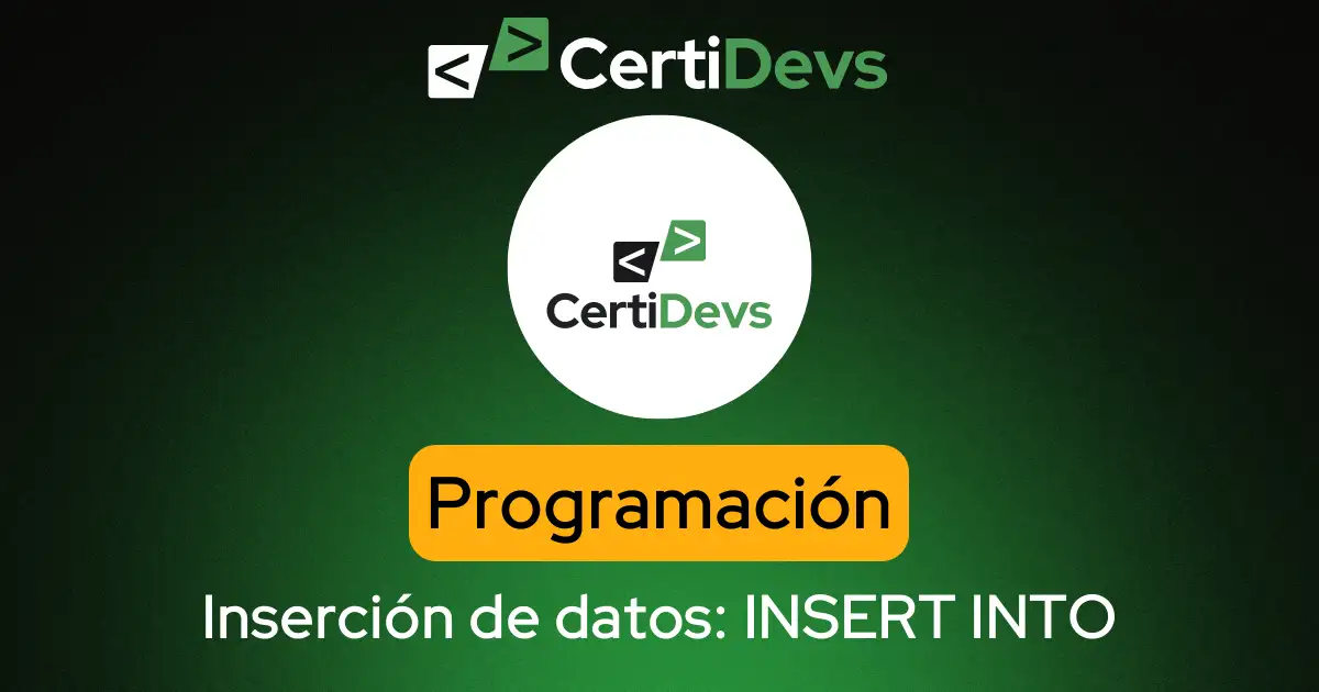 Inserción de datos en SQL con INSERT INTO: guía completa