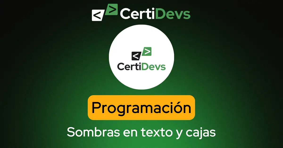 Tutorial CSS: sombras en texto y cajas con box-shadow