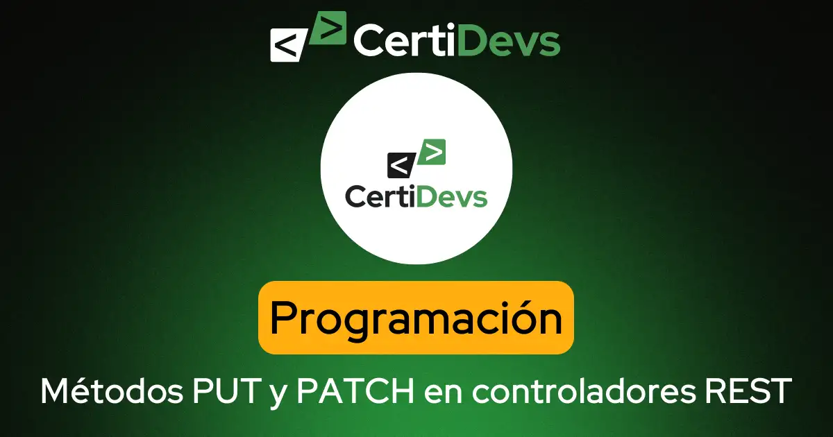 Métodos PUT y PATCH en controladores REST con Java