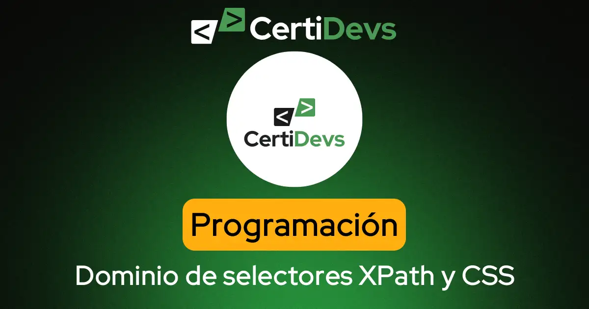 Selenium: localizar elementos con XPath y CSS en el DOM