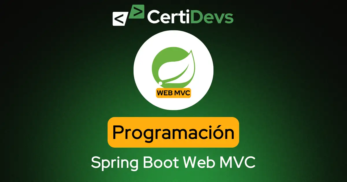 Certificado Spring Boot web MVC con Thymeleaf