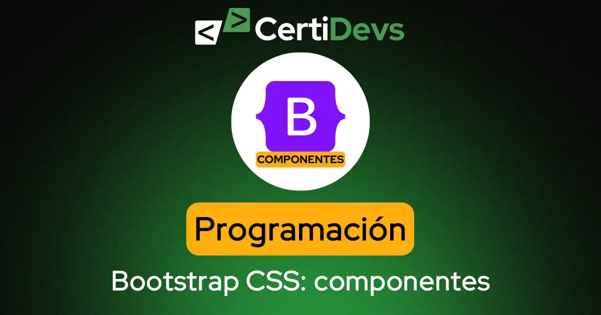 Aprender Bootstrap CSS: componentes predefinidos