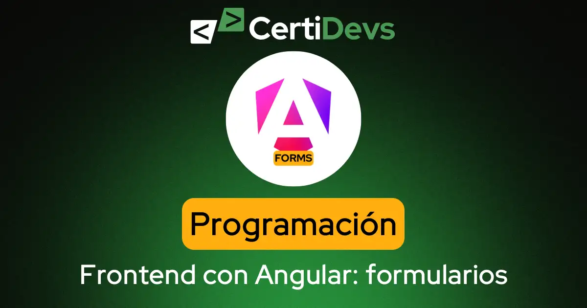 Frontend con Angular: formularios y validaciones en TypeScript