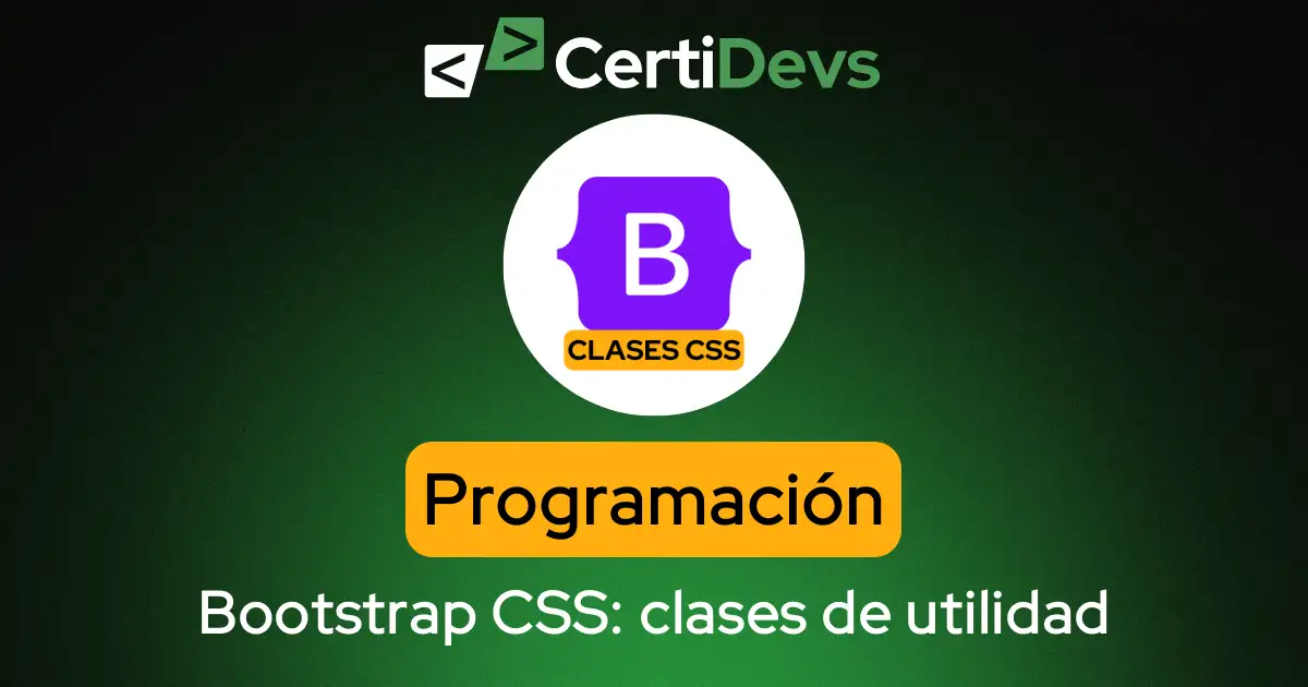 Aprender Bootstrap CSS con clases de utilidad para estilizar