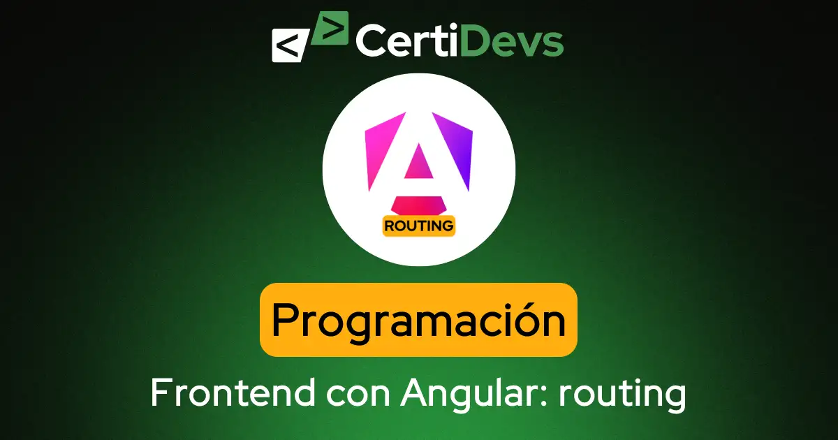 Aprender Angular routing y navegación en frontend
